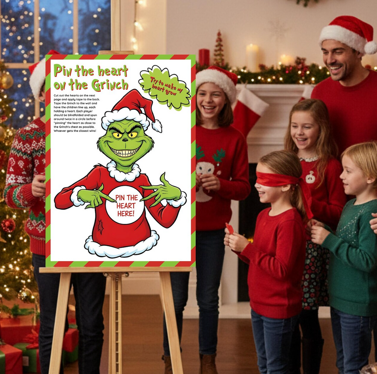Pin The Heart On The Grinch – MATTEO PARTY