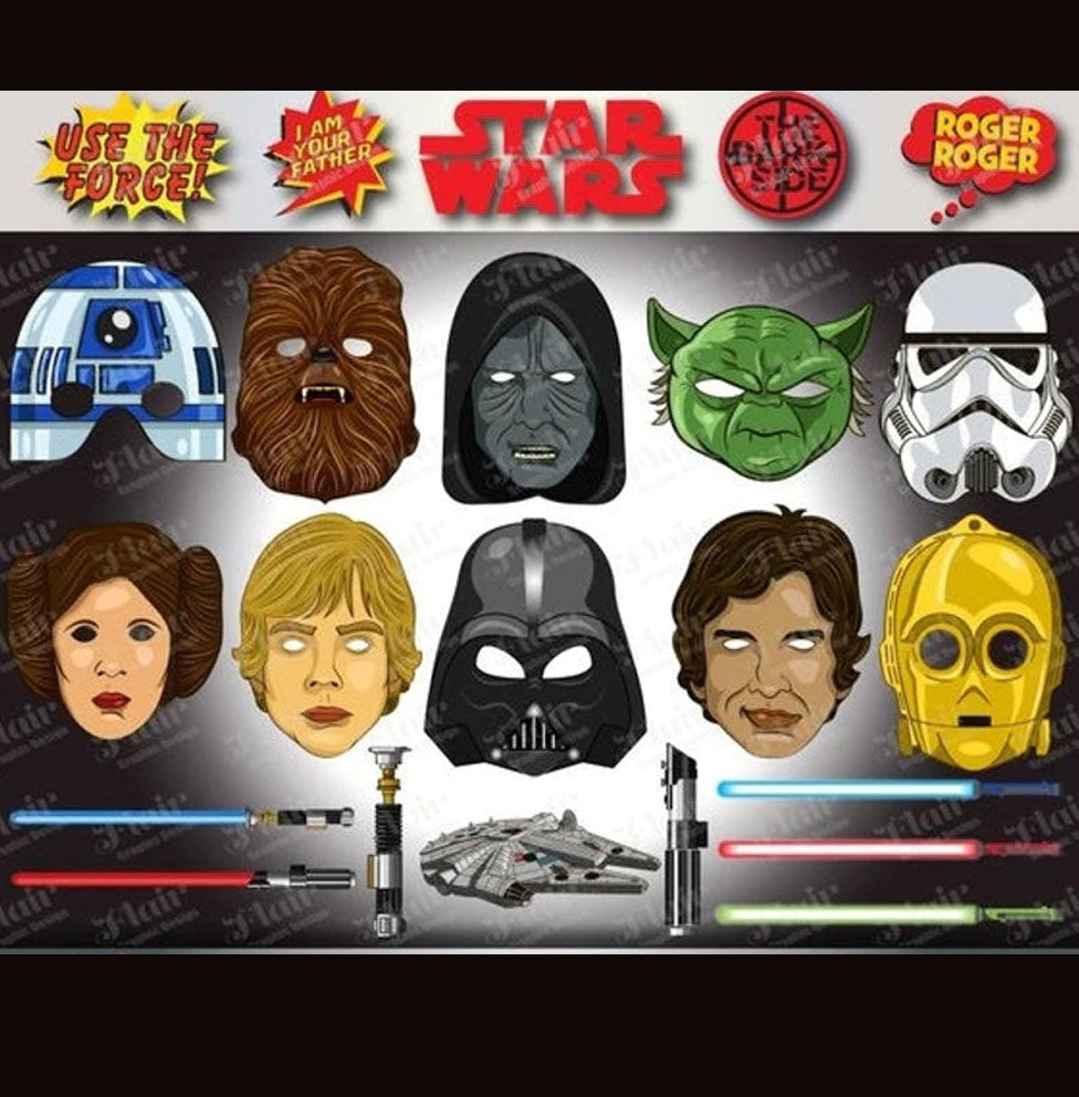 PB932 Star Wars Photo Booth Props – MATTEO PARTY