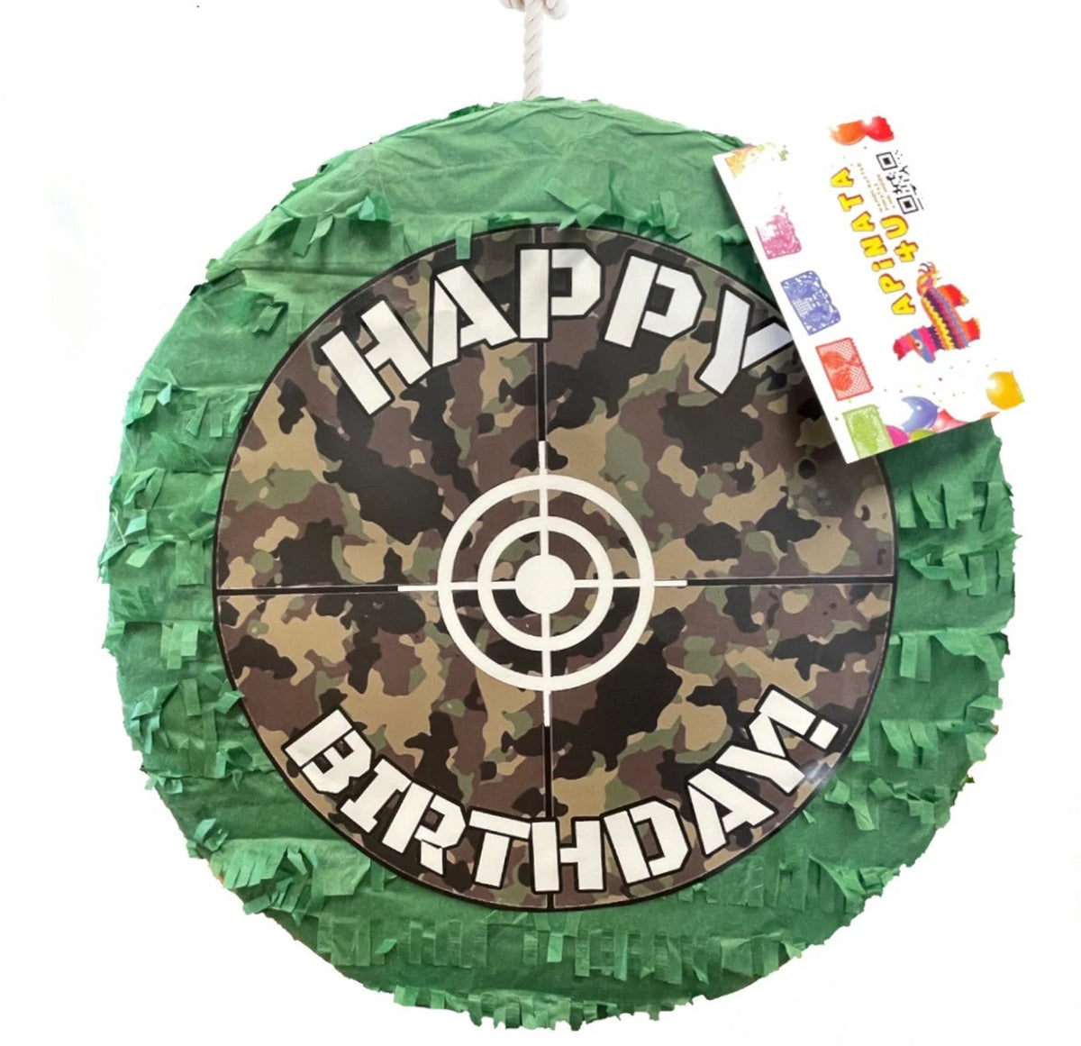 Green Camouflage Pinata – MATTEO PARTY