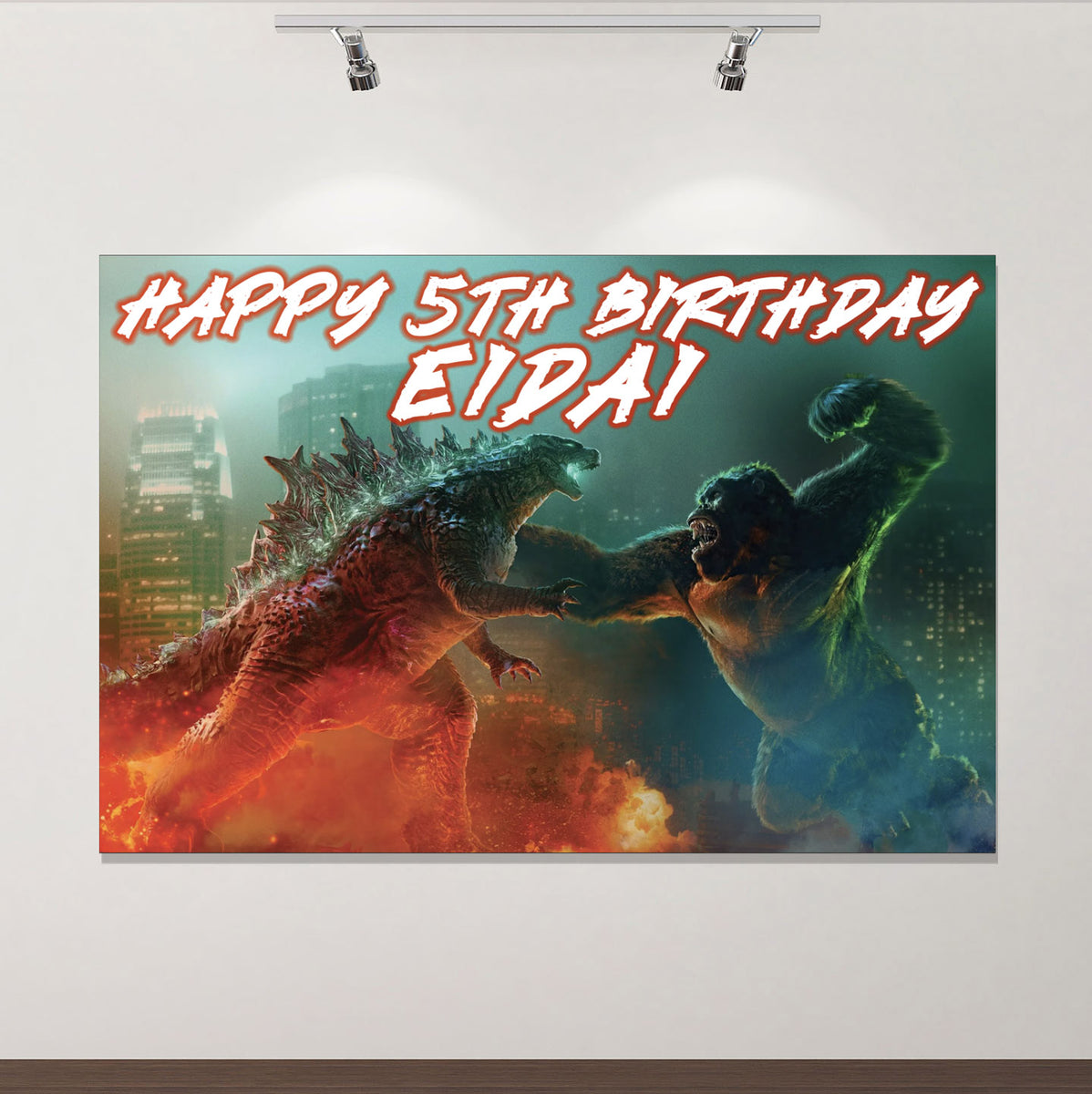 Godzilla Poster Backdrop – MATTEO PARTY