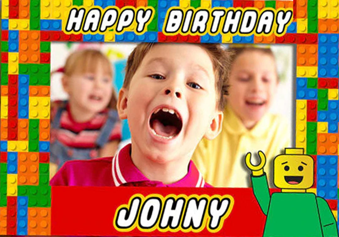 F0096 Lego Kid Party Photo Booth Frame – MATTEO PARTY