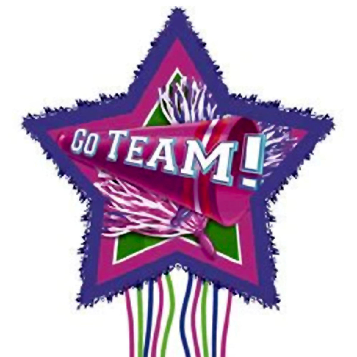 GO TEAM CHEER LEADING PULL STRING PINATA – MATTEO PARTY