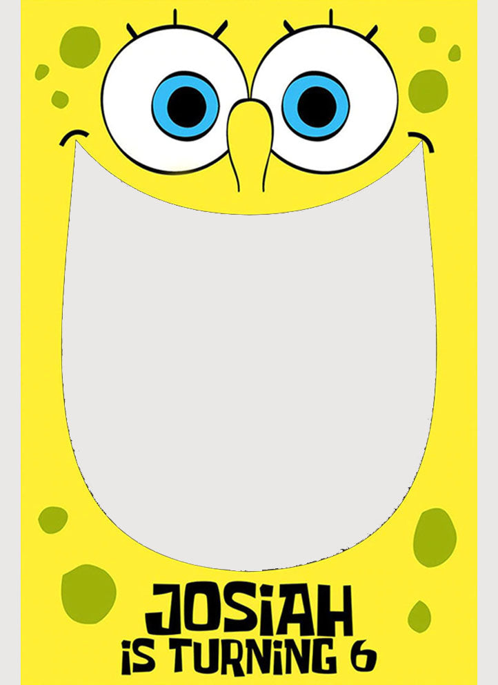 Spongebob Photo Booth Frame – MATTEO PARTY