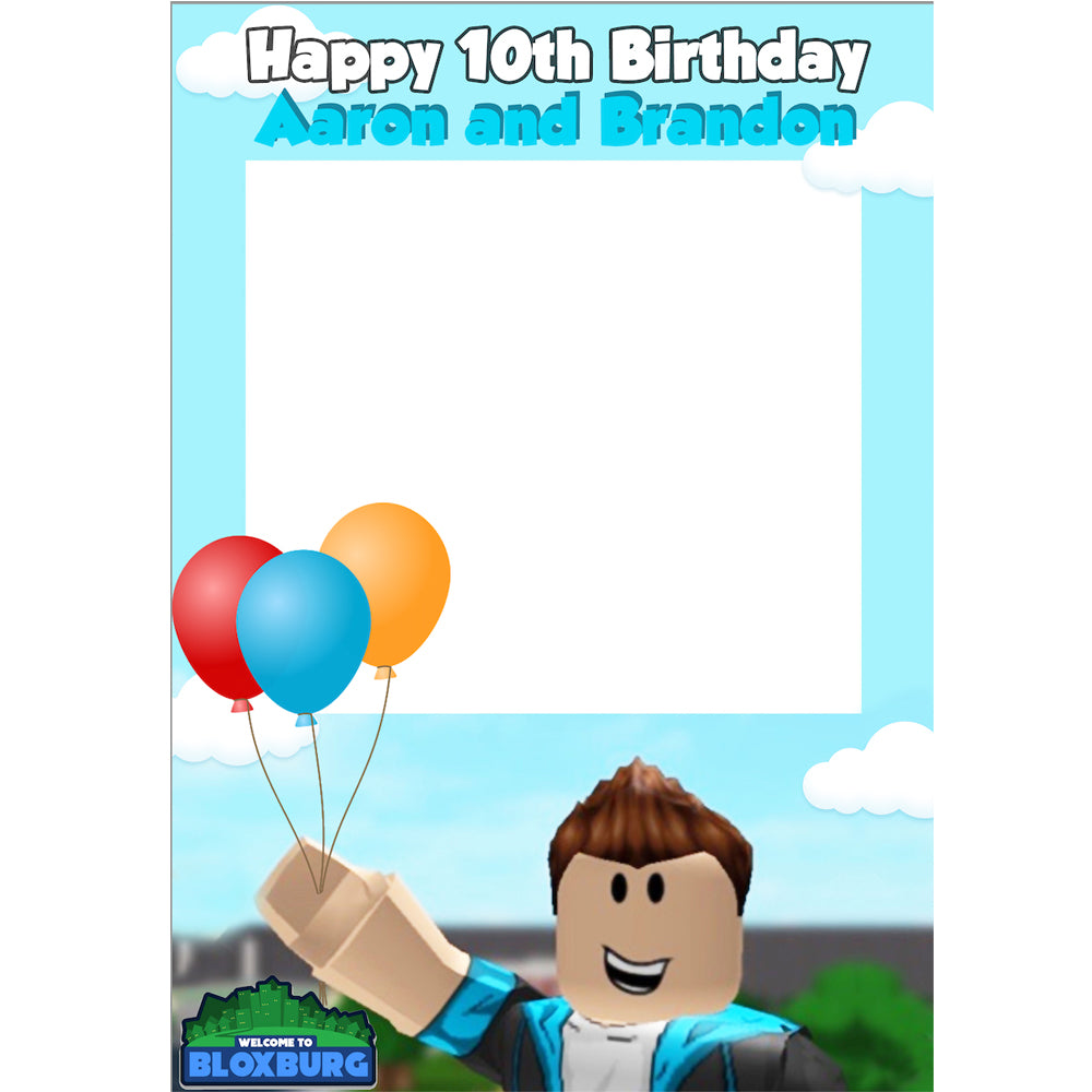 ROBLOX Photo Booth Frame – MATTEO PARTY