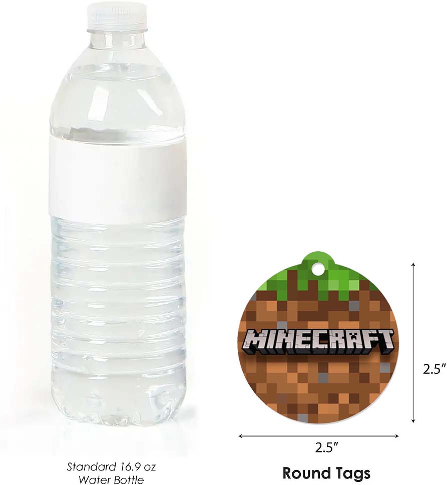 Minecraft - Party Favor Gift Tags (Set of 20) – MATTEO PARTY