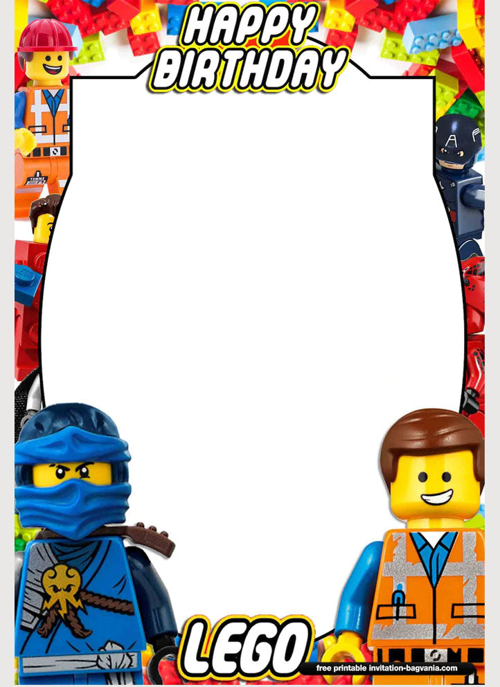 F152 Lego Photo Booth Frame – MATTEO PARTY