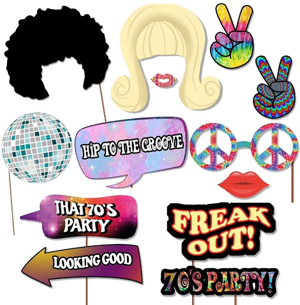 PB701 70s Handheld Photo Props – MATTEO PARTY
