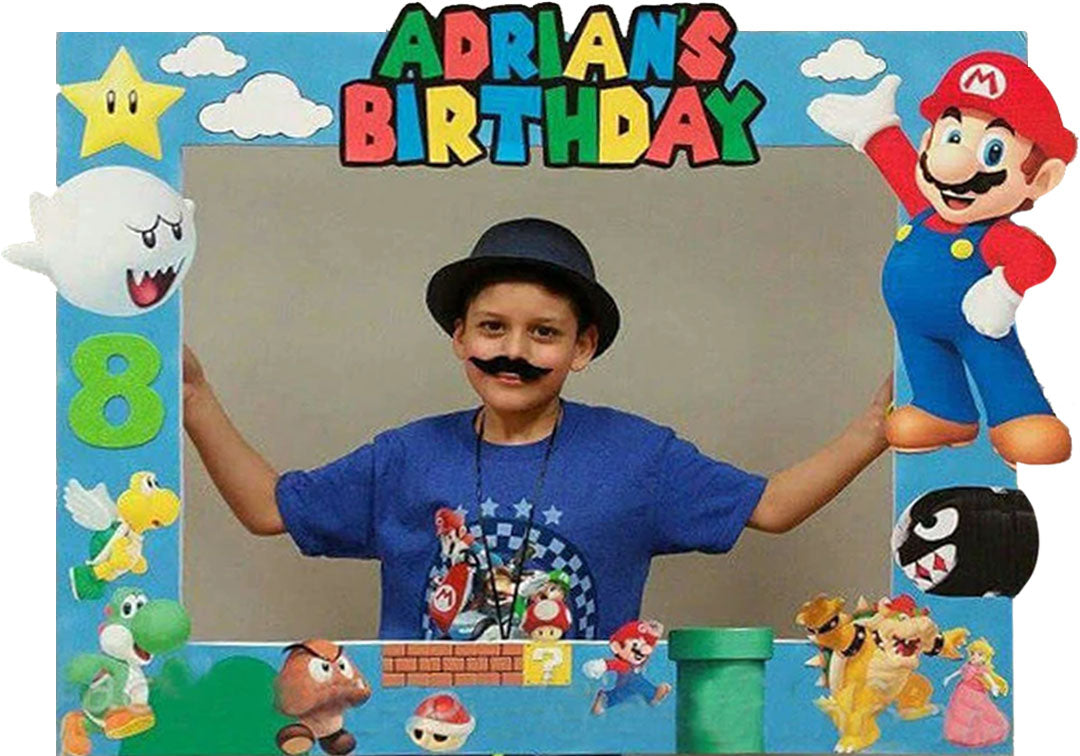 F116 Super Mario Photo Booth Frame – MATTEO PARTY