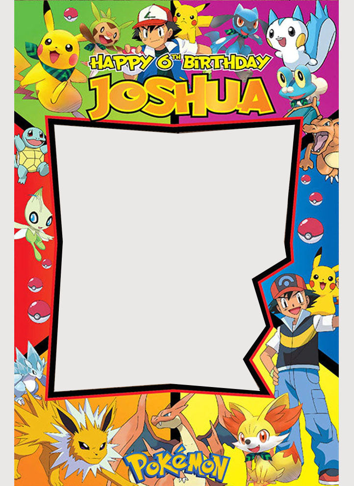 F0066 Pokemon Photo Booth Frame – MATTEO PARTY