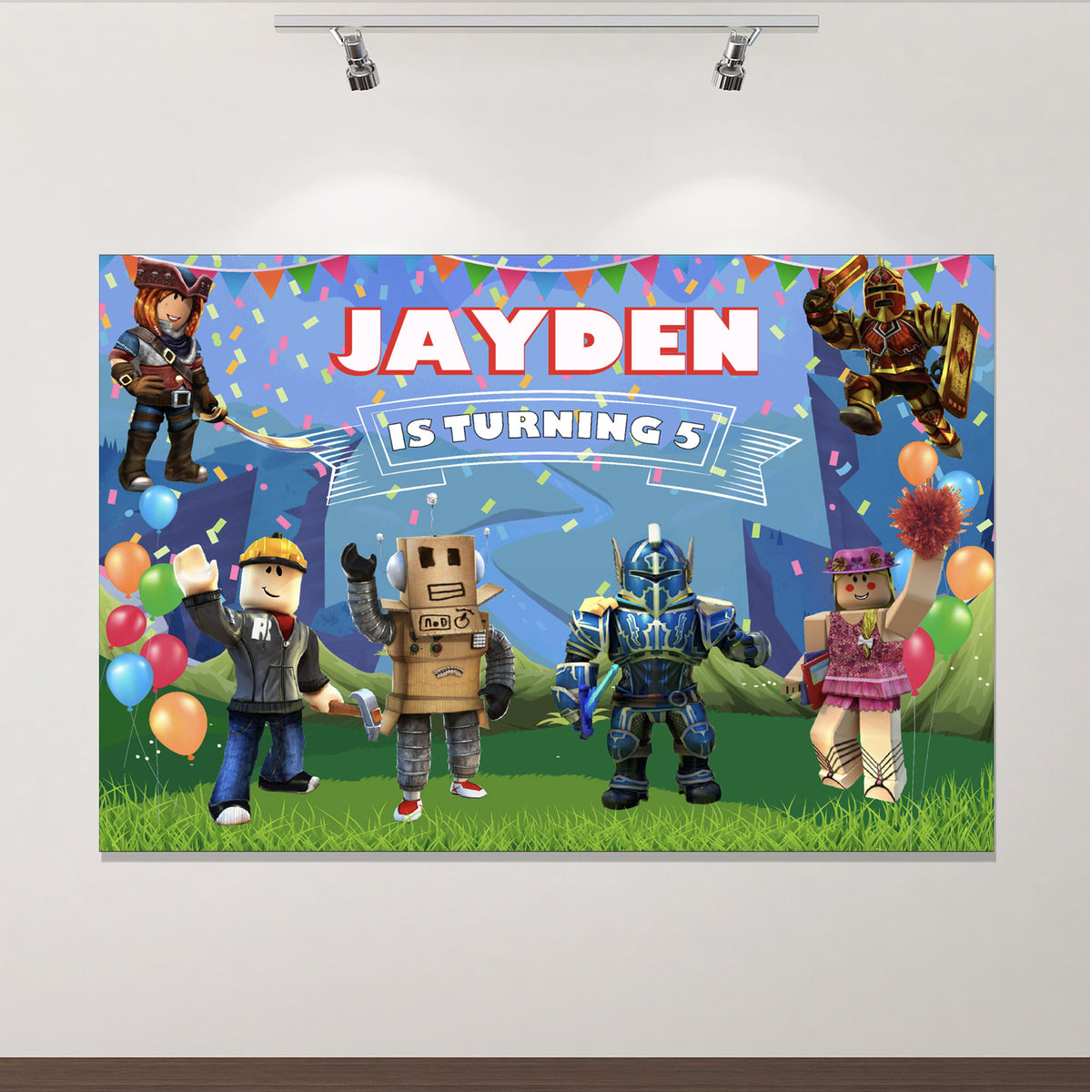 Roblox Backdrop 60x40 Inch – MATTEO PARTY