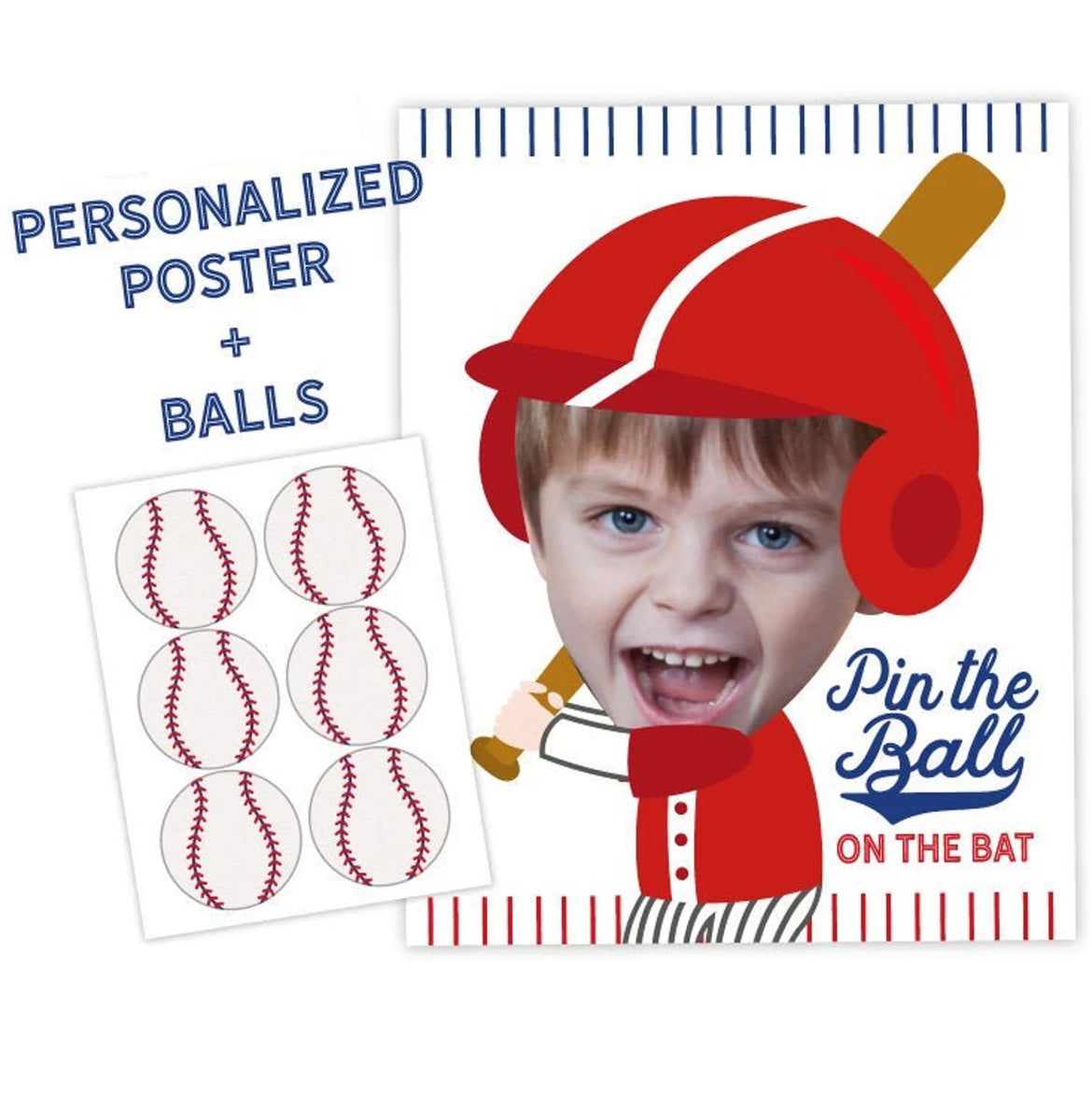Personalized Pin the ball game – MATTEO PARTY