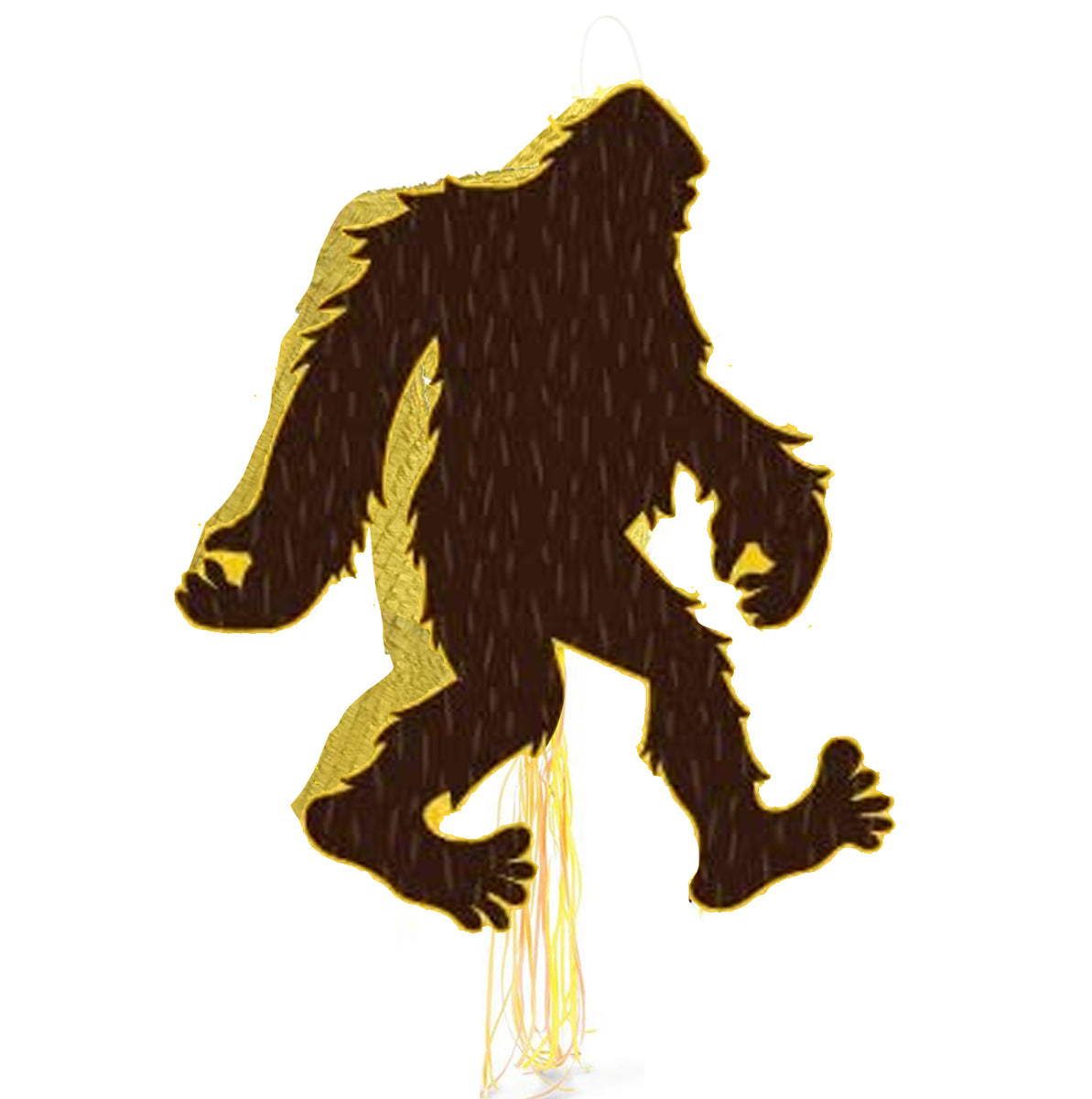 Sasquatch Crossing Pull String Pinata 18"H – MATTEO PARTY