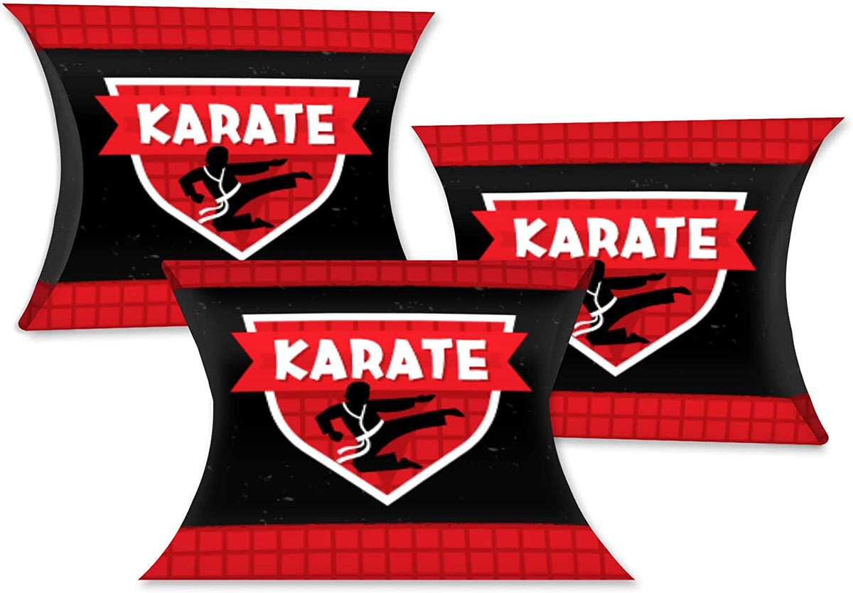 Karate Master - Favor Gift Boxes - Martial Arts Birthday Party Petite ...