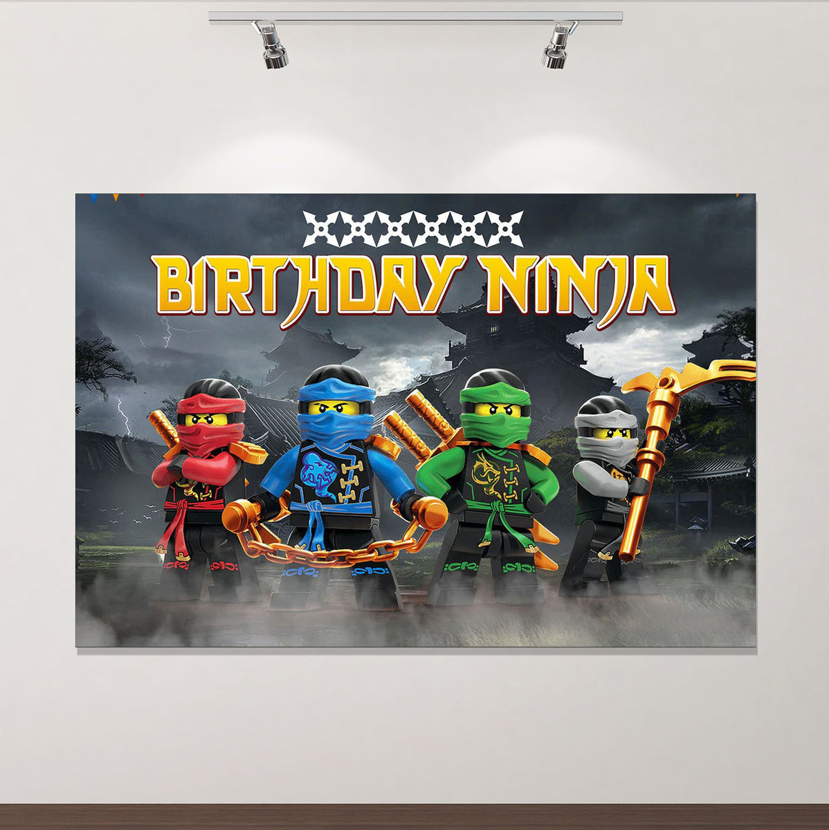 Ninjago Backdrop – MATTEO PARTY