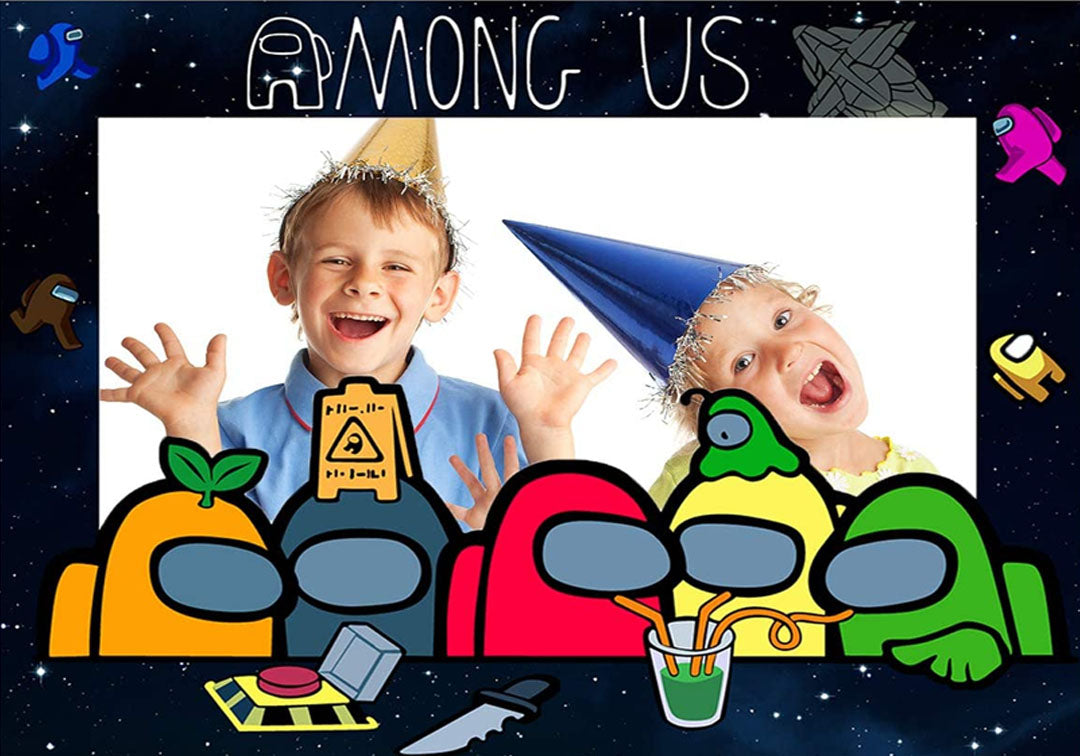 F0042 Among Us Photo Booth Frame – MATTEO PARTY