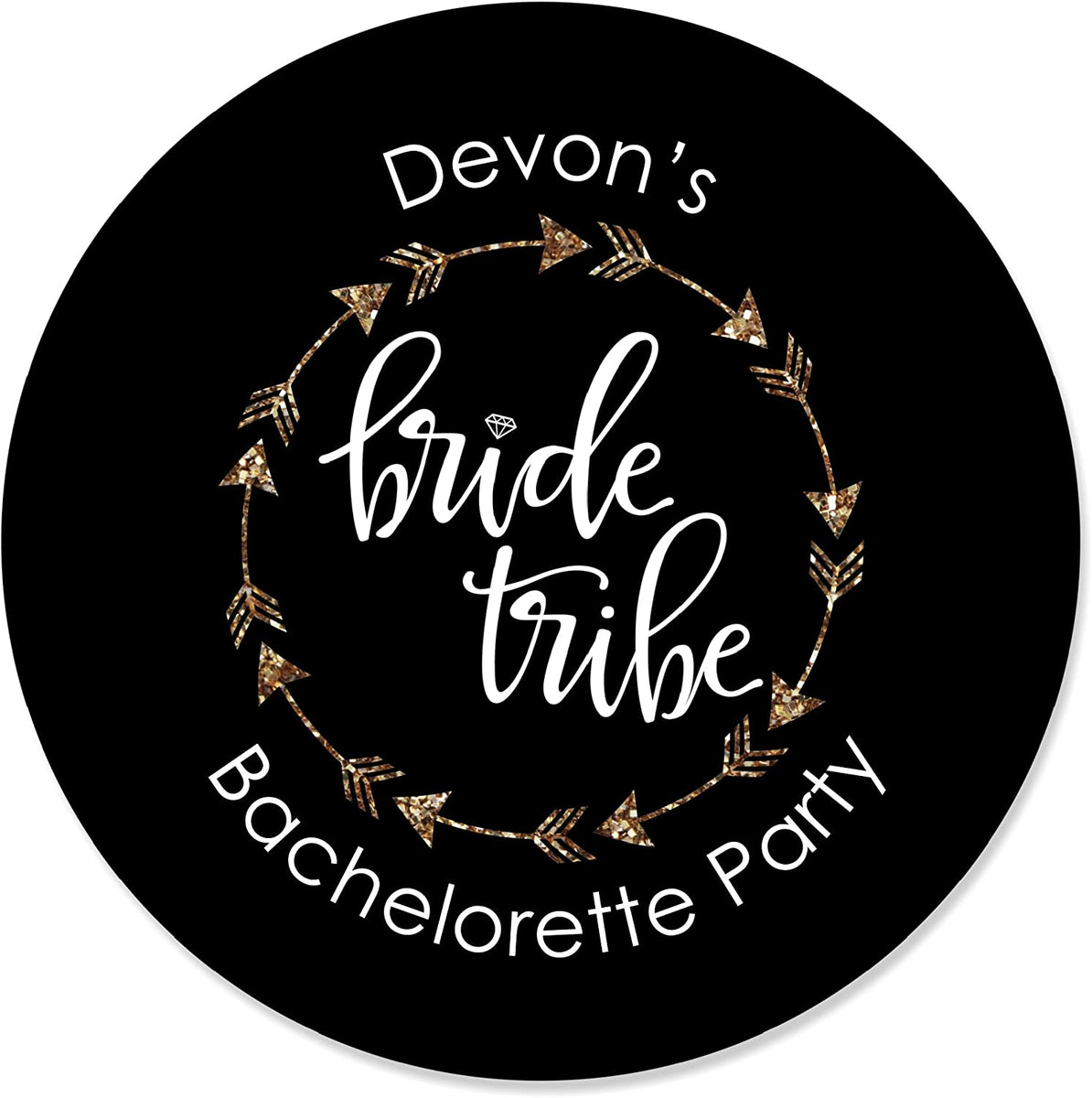 Personalized Bride Tribe - Custom Bachelorette Party or Bridal Shower ...