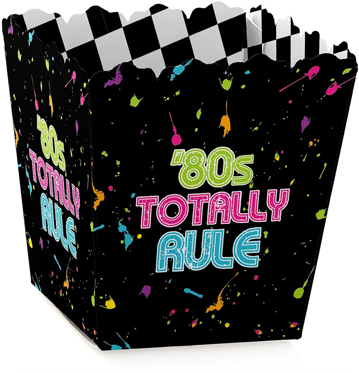 80's Retro - Party Mini Favor Boxes - Totally 1980s Party Treat Candy ...