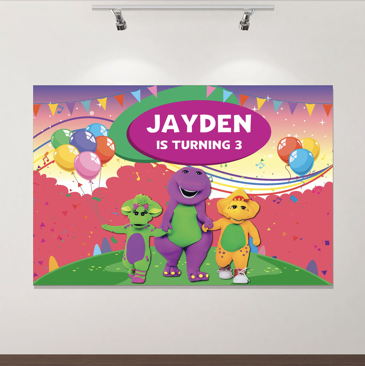 Barney Backdrop 60x40 Inch – MATTEO PARTY
