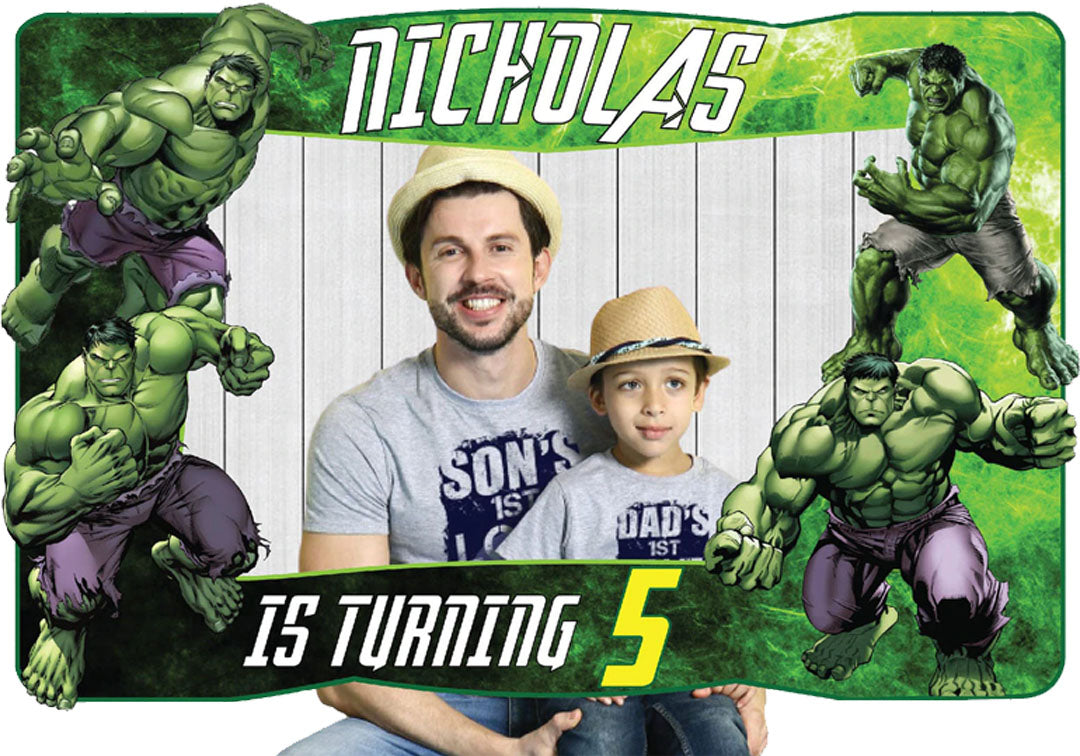 Hulk Photo Booth Frame – MATTEO PARTY