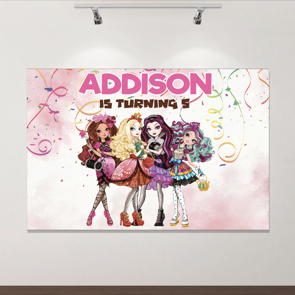 Ever After High Backdrop 60x40 Inch – MATTEO PARTY