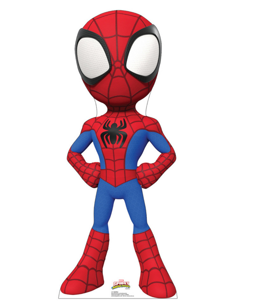 Spidey Cardboard Cutout (Spidey and His Amazing Friends) 44X18 Inch ...