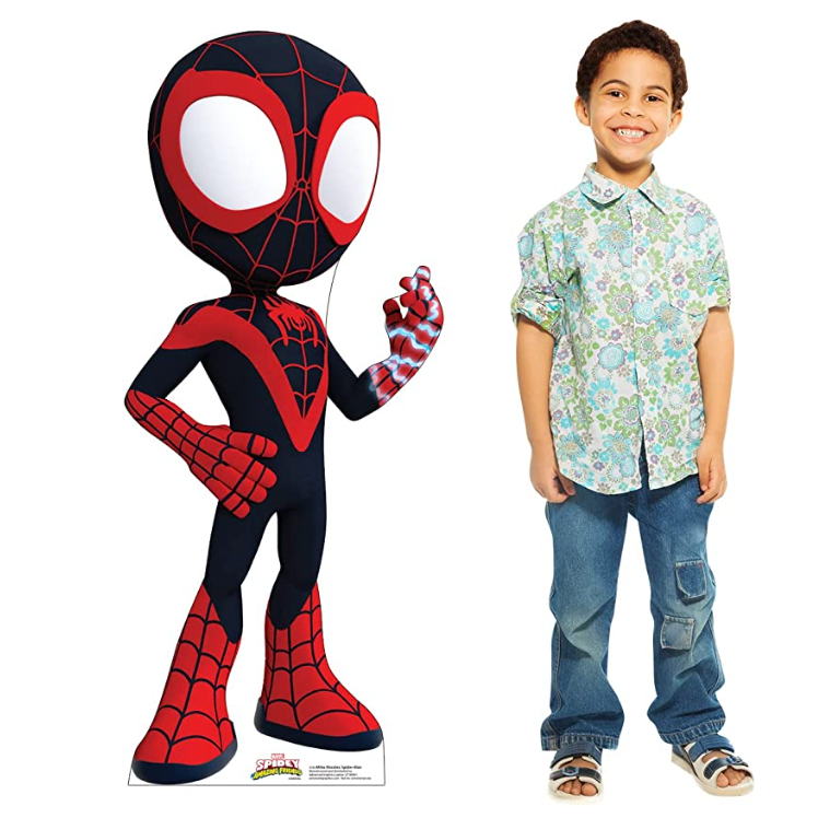 Miles Morales Spider-Man Standee (Spidey and His Amazing Friends) 42X1 ...