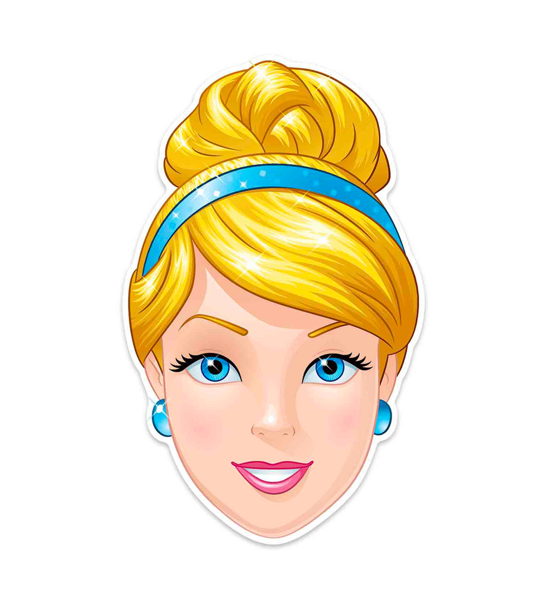 Cinderella Face Mask x 6 – MATTEO PARTY